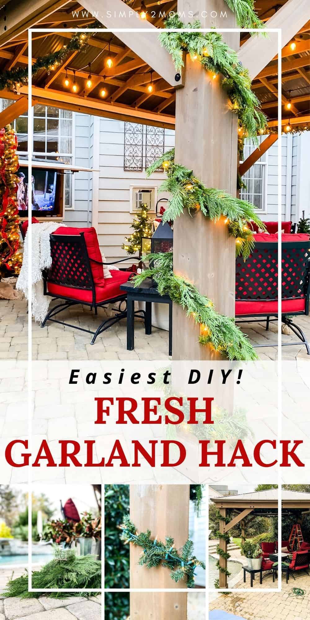 The Secret to Gorgeous and Cheap Fresh Christmas Garland!