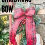 How to Make an Easy Christmas Bow | Simply2moms