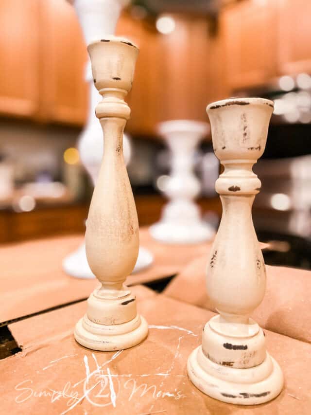 Upcycled Candlesticks with Chalk Paint in 3 Easy Steps – Simply2moms