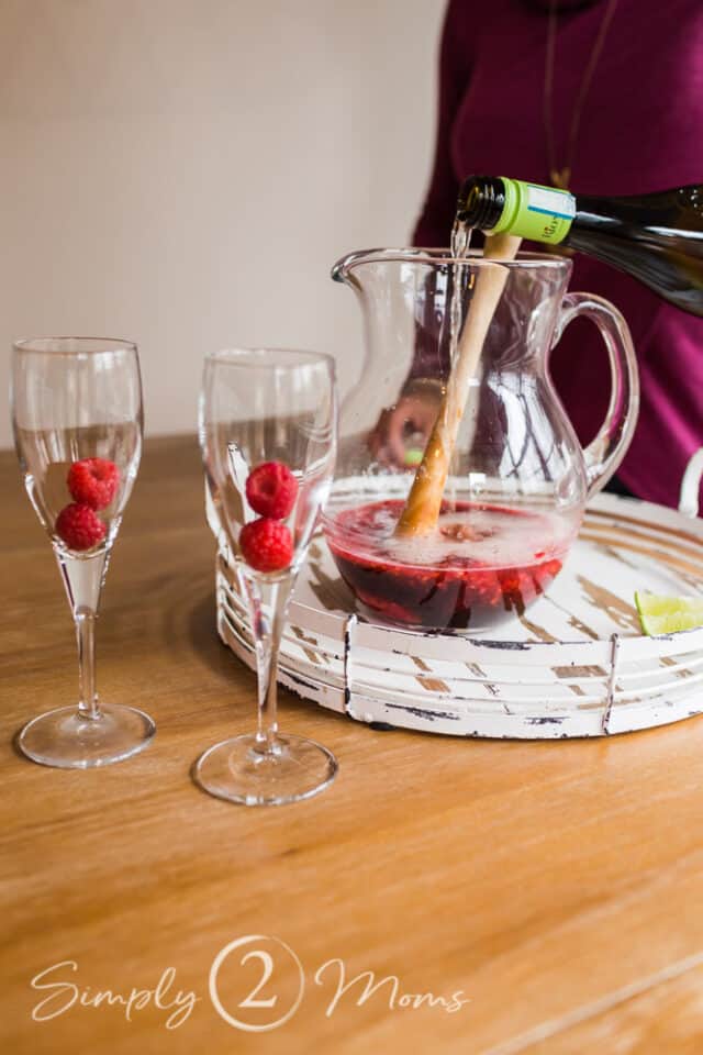 The Best Low Carb Raspberry Prosecco Cocktail