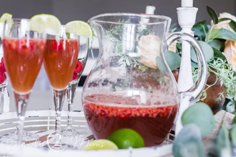 The Best Low Carb Raspberry Prosecco Cocktail