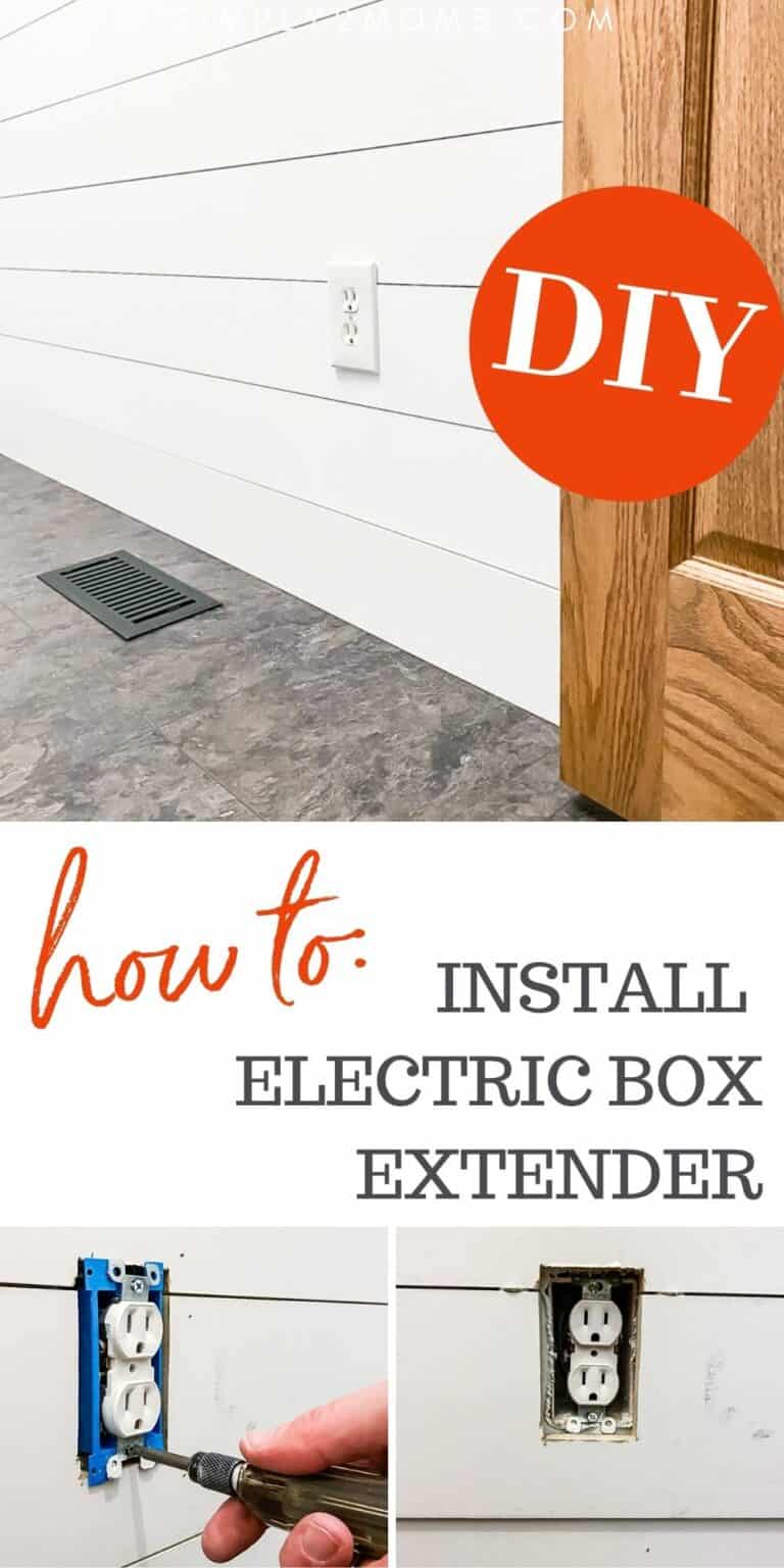 How to Easily Install an Electric Box Extender – Simply2moms