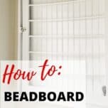 How to Build a Beadboard DIY Drying Rack | Simply2moms