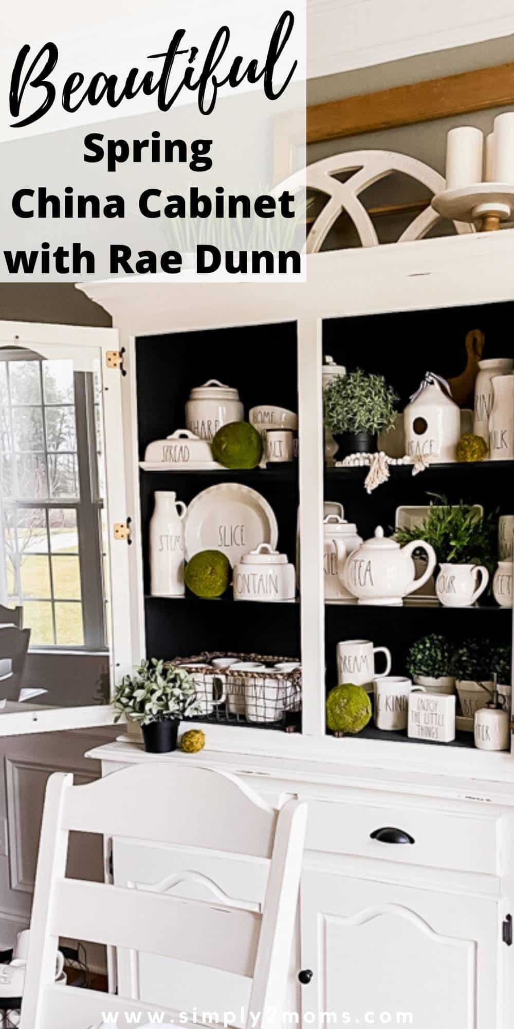 How to Style a China Cabinet for Spring In 5 Easy Steps