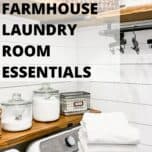 The Best Affordable Farmhouse Style Laundry Room Essentials | Simply2moms