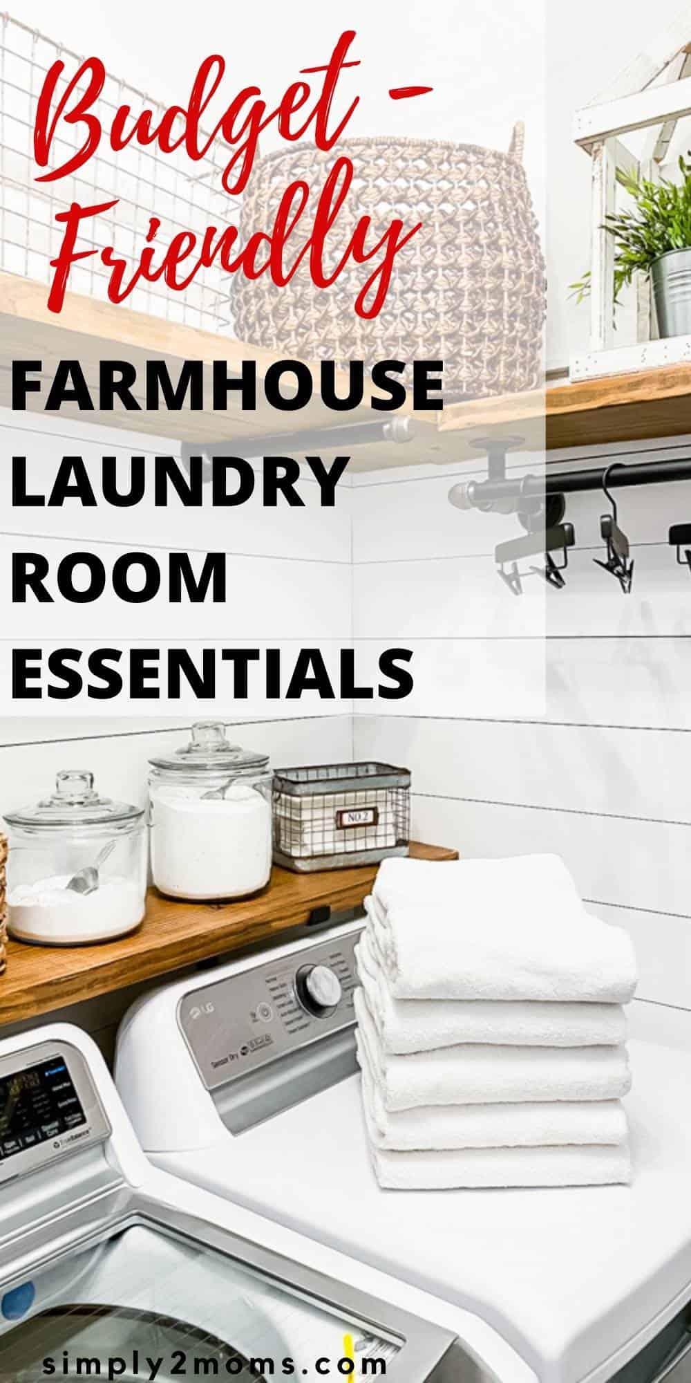 5 of the Best Affordable Laundry Room Essentials You Need