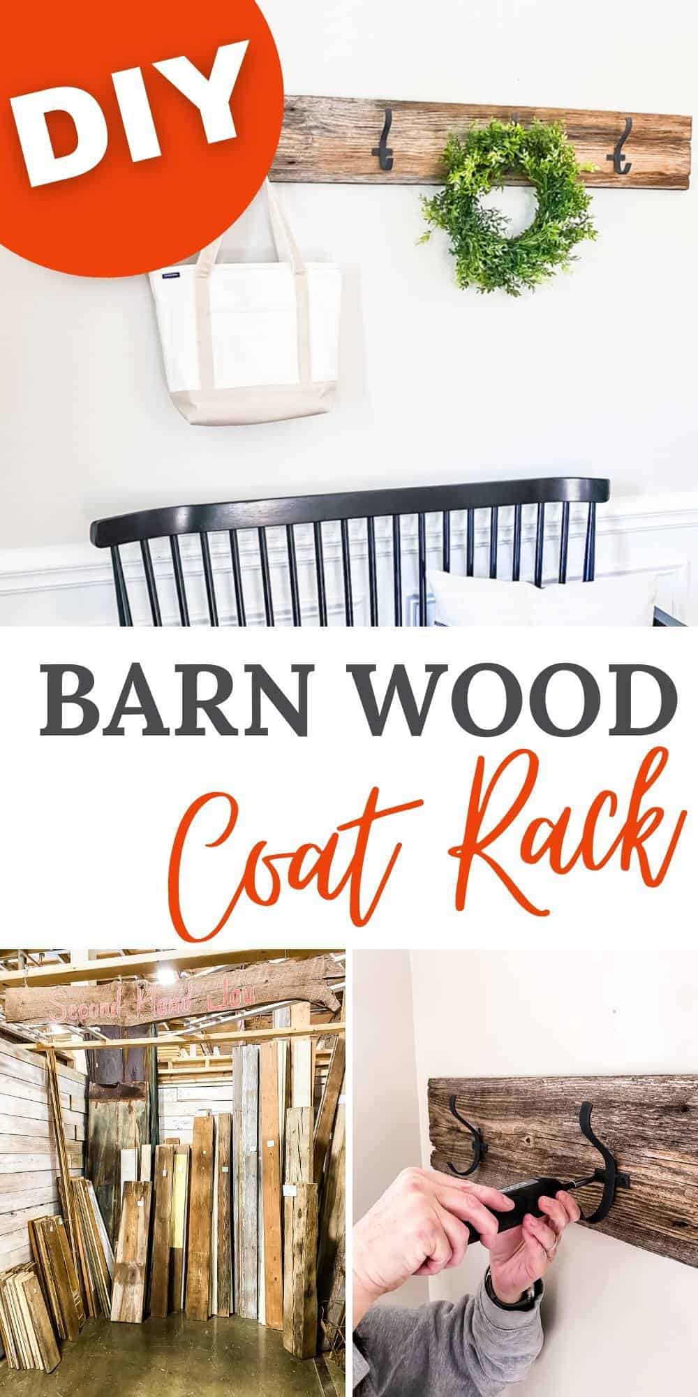 How to Make a Barn Wood Coat Rack – Simply2moms