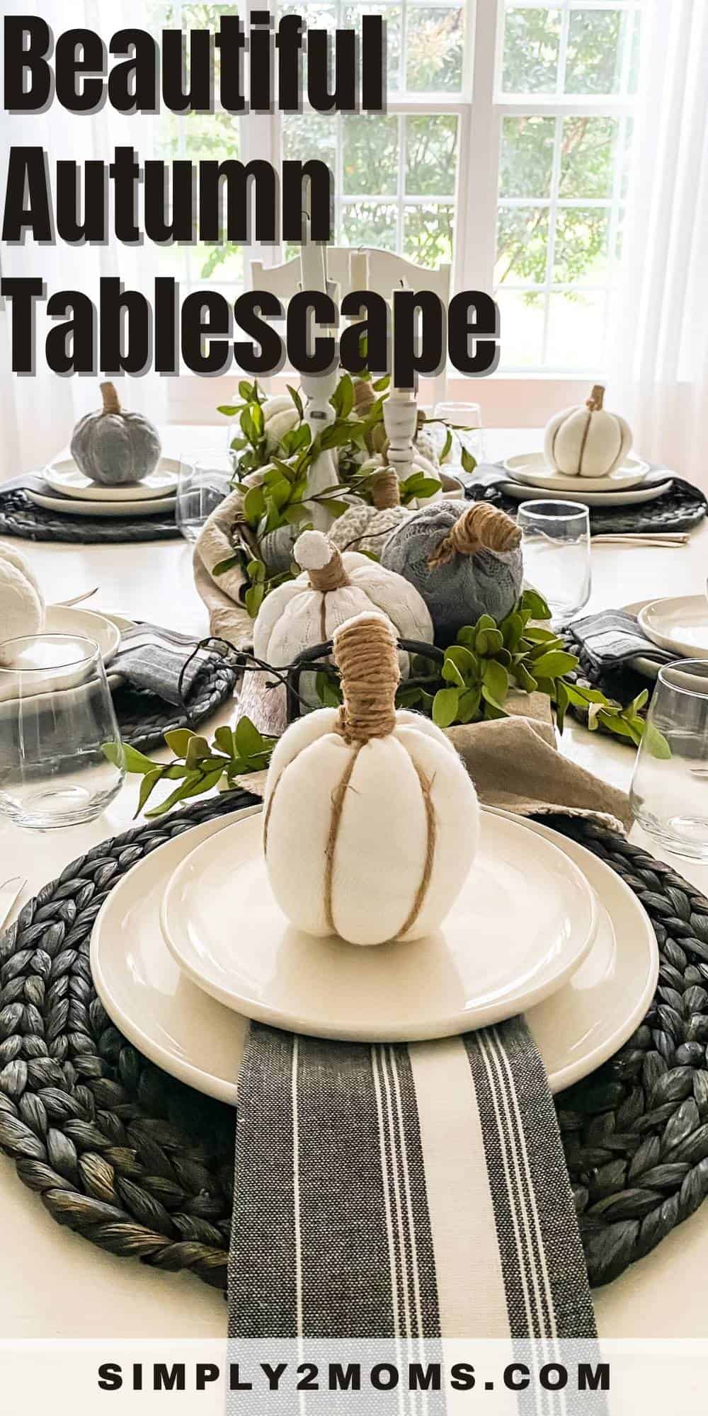 How to Create a Beautiful Fall Tablescape – Simply2moms