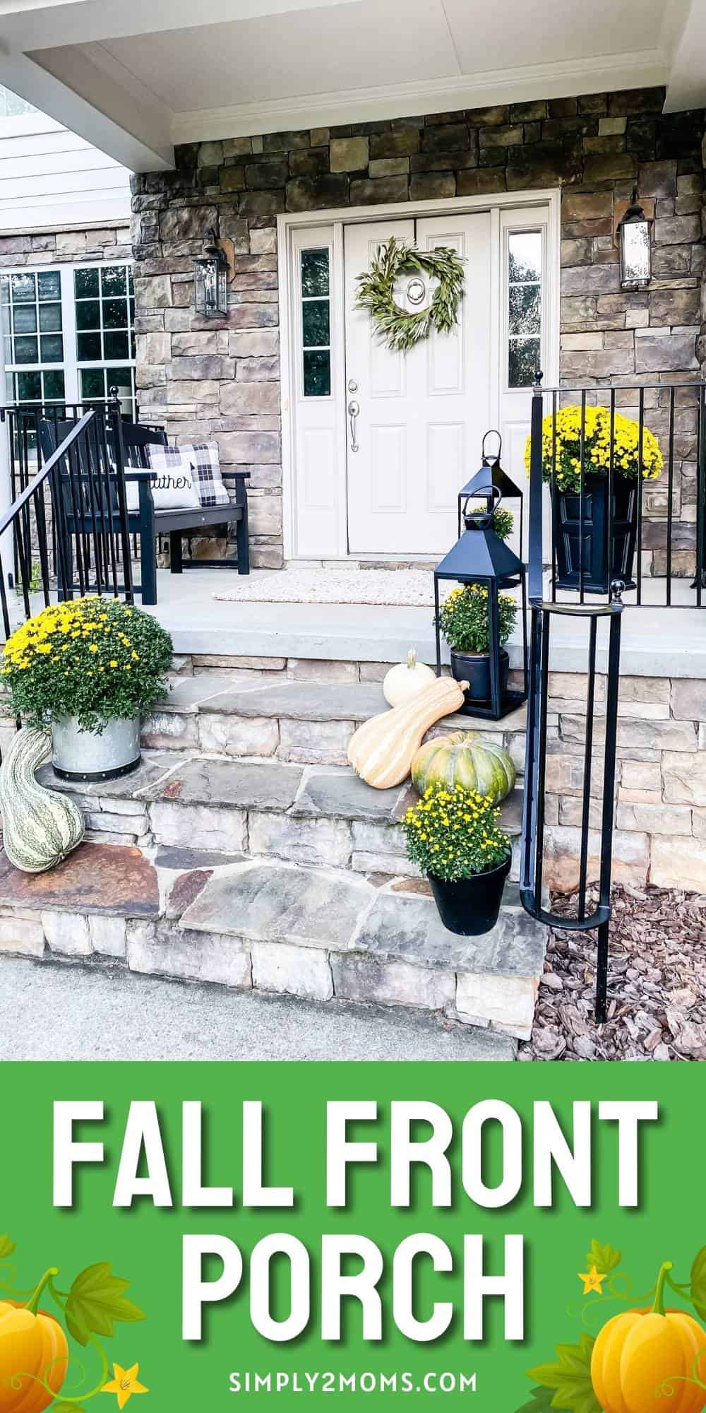How To Create a Bright and Sunny Fall Front Porch – Simply2moms