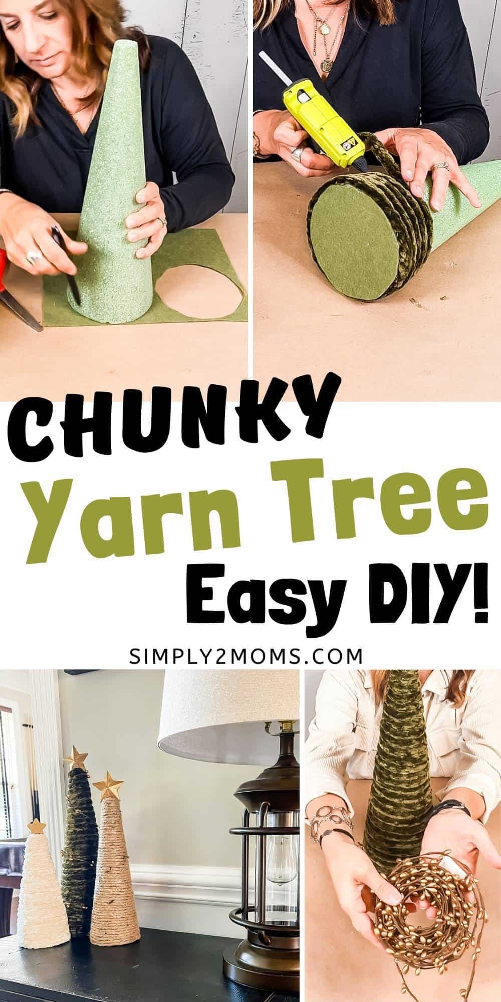 How to Make an Easy Chunky Yarn Tree – Simply2moms