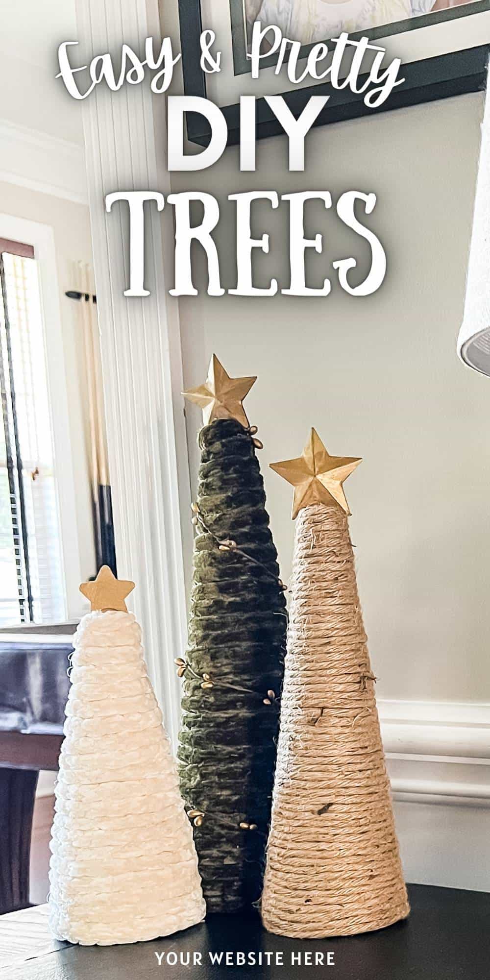 How to Make an Easy Chunky Yarn Tree – Simply2moms