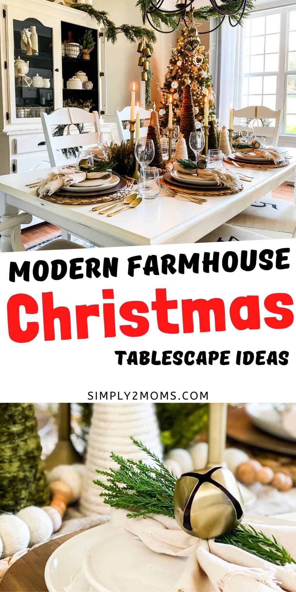 5 Simple Ideas to Style a Beautiful Farmhouse Christmas Tablescape