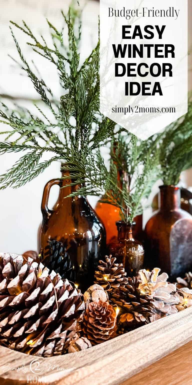 How to Make an Easy Winter Centerpiece – Simply2moms