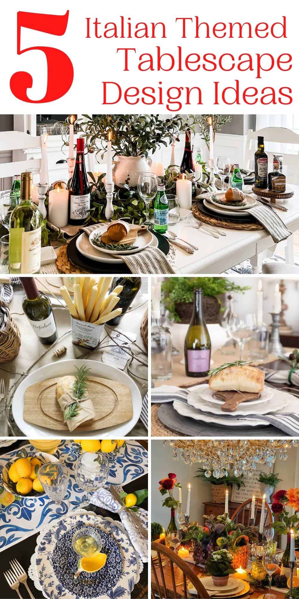 How to Create a Beautiful Italian Themed Tablescape – Simply2moms