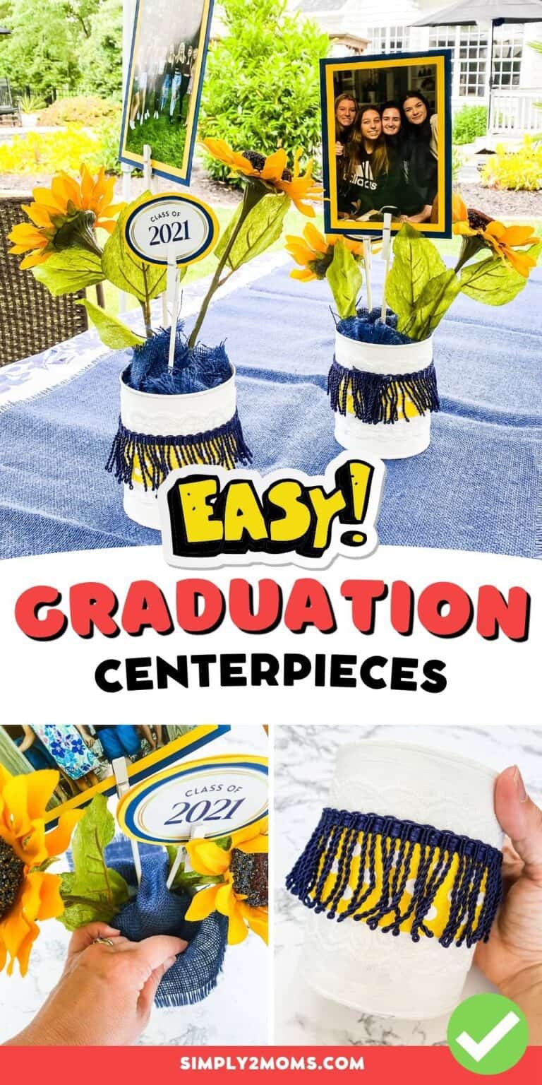 How to Make a Pretty Graduation Party Centerpiece – Simply2moms