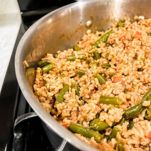 The Best Healthy Turkey and Brown Rice Skillet Meal Recipe