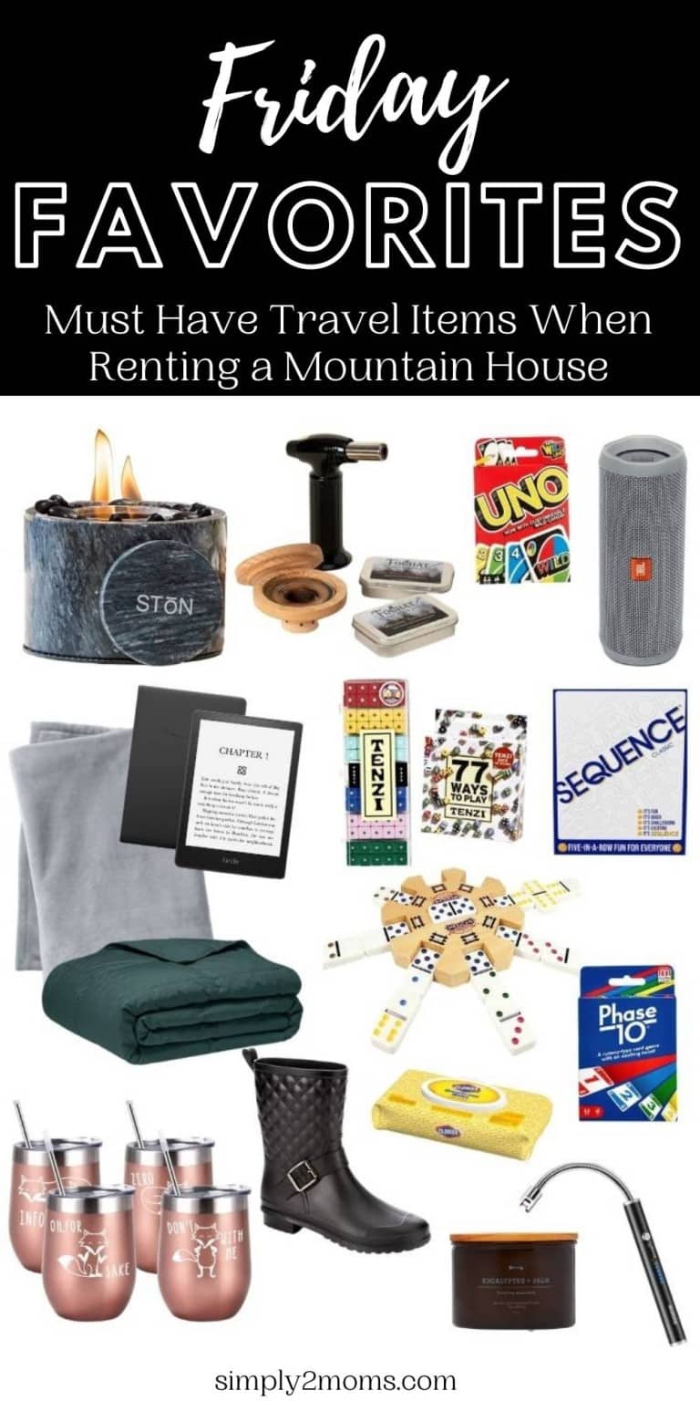 Must Have Travel Items When Renting a Mountain House