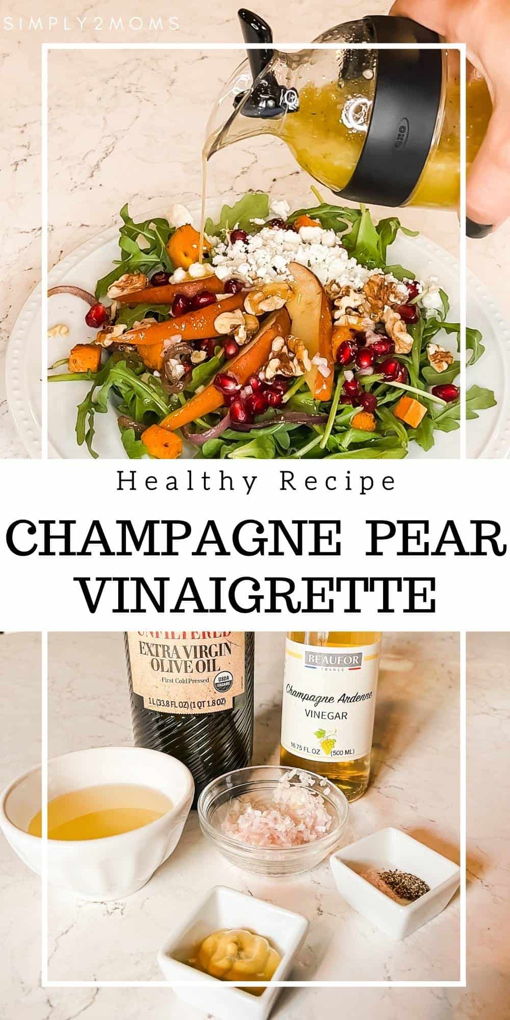Pear Champagne Vinaigrette Dressing – Simply2moms