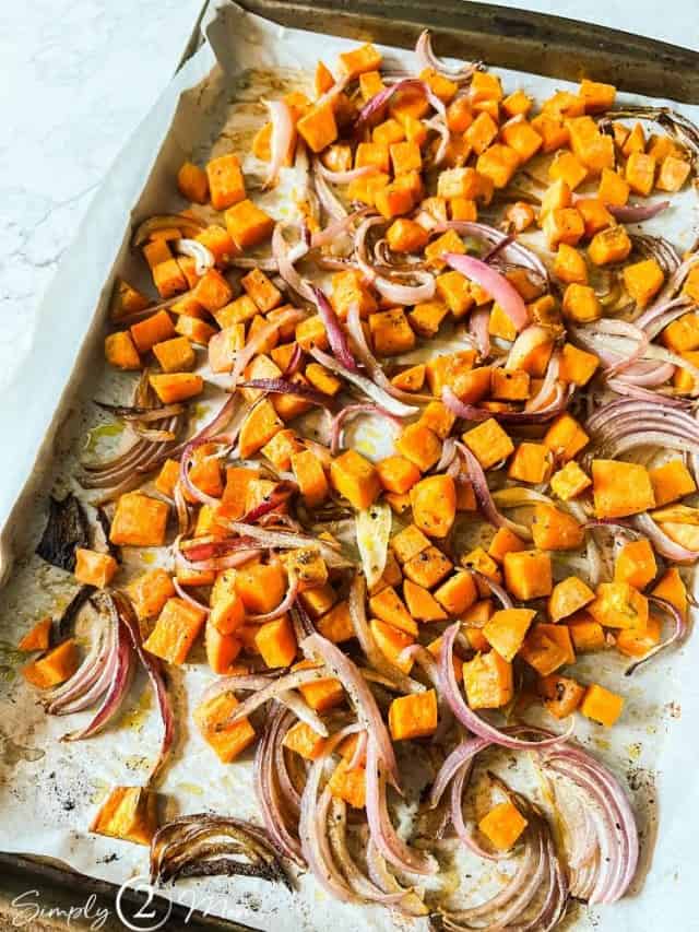 Roasted Savory Sweet Potatoes – Simply2moms