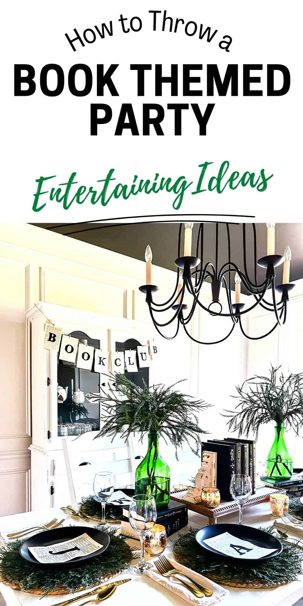 5 Easy Ideas to Create a Tablescape for a Book Club Gathering