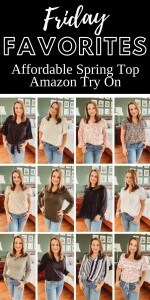Friday Favorites: Affordable Women's Spring Tops from Amazon