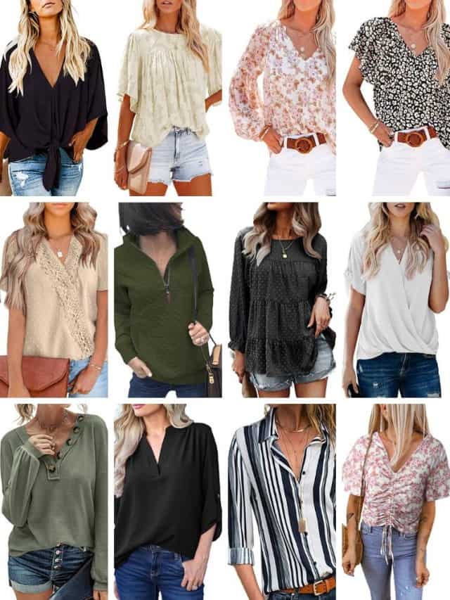 Friday Favorites: Affordable Women's Spring Tops from Amazon