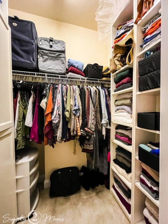 How to Make a Small Walk-in Closet Amazing with IKEA Bookcases