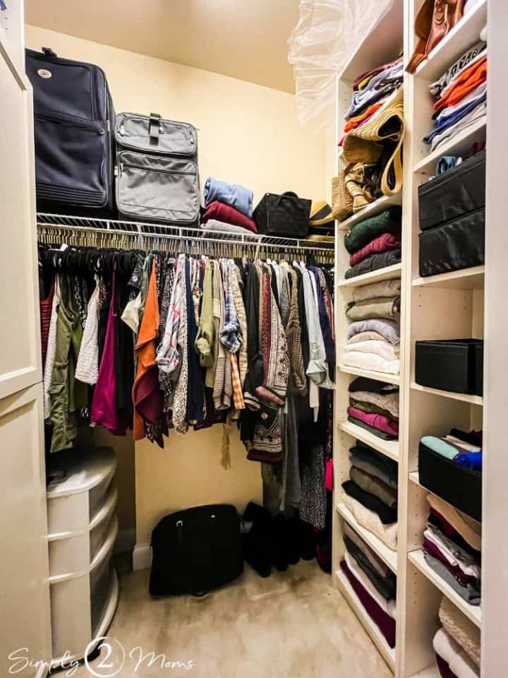 How to Make a Small Walk-in Closet Amazing with IKEA Bookcases
