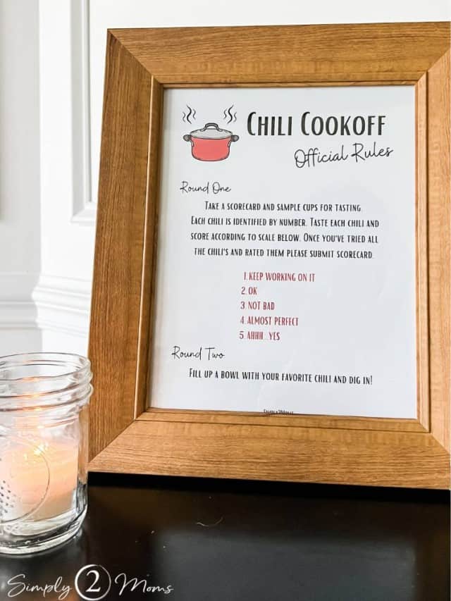 How to Plan the Best Chili Cook-off with Free Printables