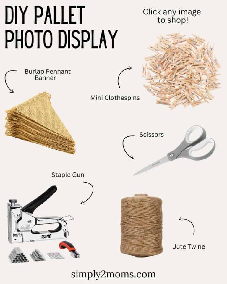 How to Make an Amazing Pallet Photo Display in 5 Easy Steps
