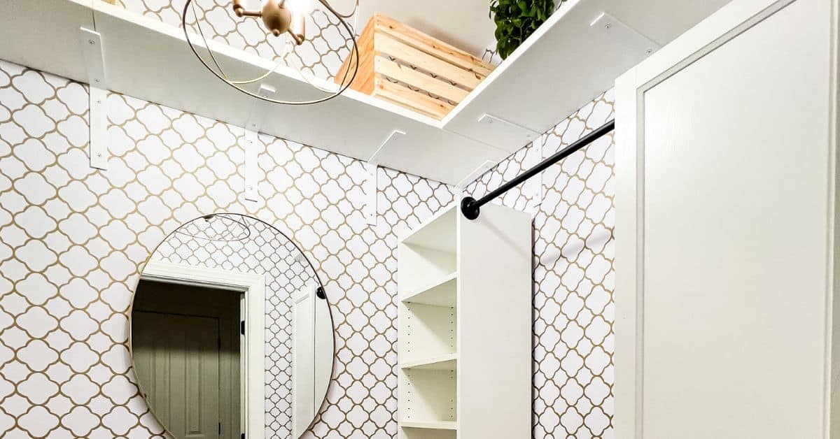 How to Make a Small Walk-in Closet Amazing with IKEA Bookcases
