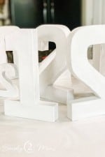 The Best Way to Paint Paper Mache Letters and Numbers