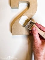 Pretty Neutral DIY Graduation Year Numbers in 3 Easy Steps