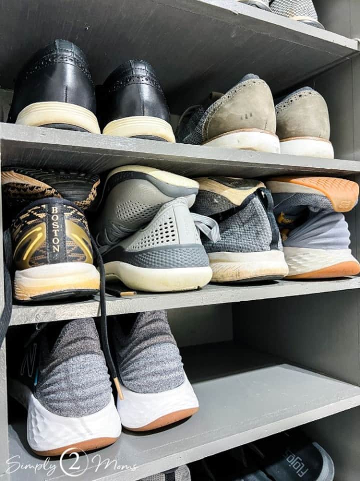 How to Build Family Shoe Storage in a Garage on a Budget