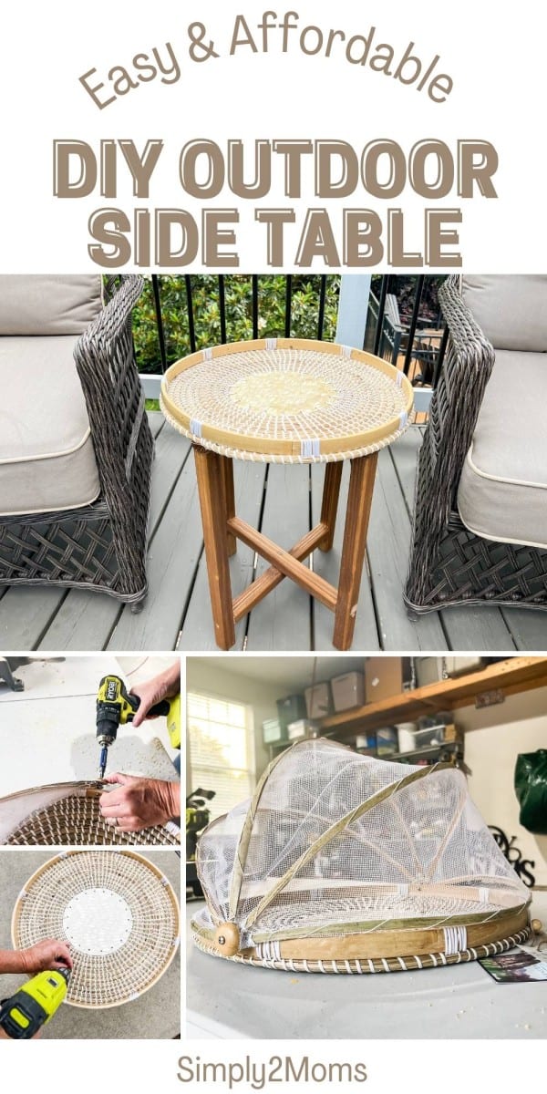 $25 DIY Outdoor Accent Table in 5 Easy Steps
