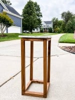 How to Build an Easy Outdoor Side Table for Less than $10