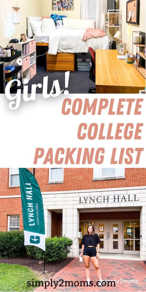 How to Prepare for College: The Perfect Dorm Packing List for Girls ...