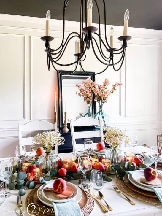 9 Easy Steps to Create an Absolutely Perfectly Peachy Tablescape ...