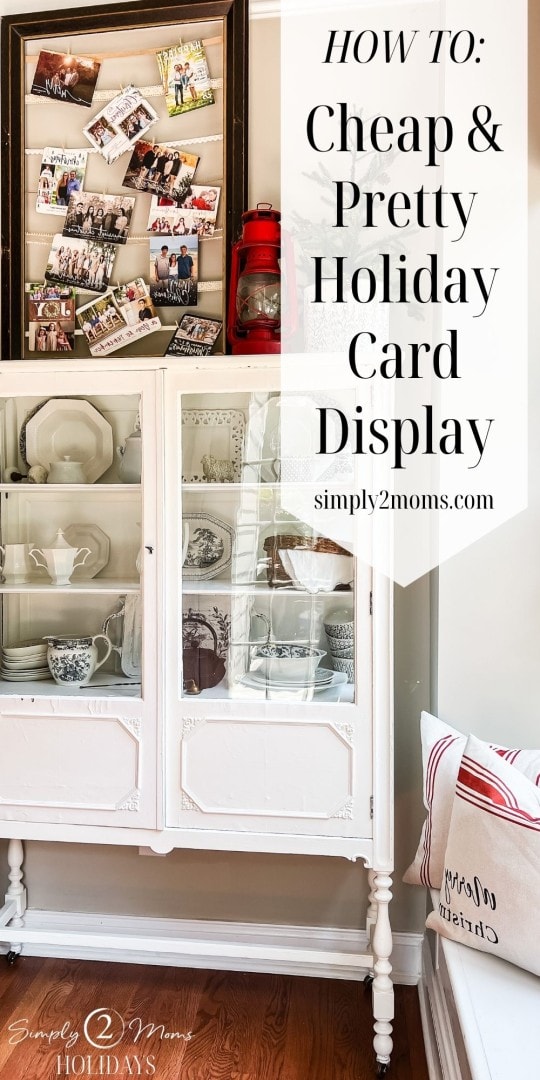 3 Easy Steps to Make a Simple Christmas Card Display Frame