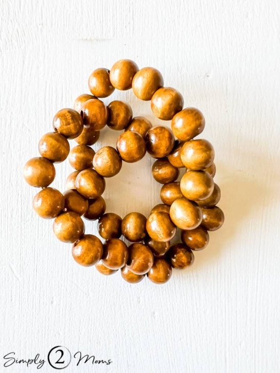 Cheap and Easy DIY 3-Ring Wood Bead Napkin Rings – Simply2moms