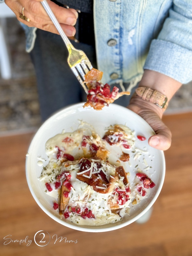 The Best Kentucky Hot Brown Sandwich Stack with a Twist