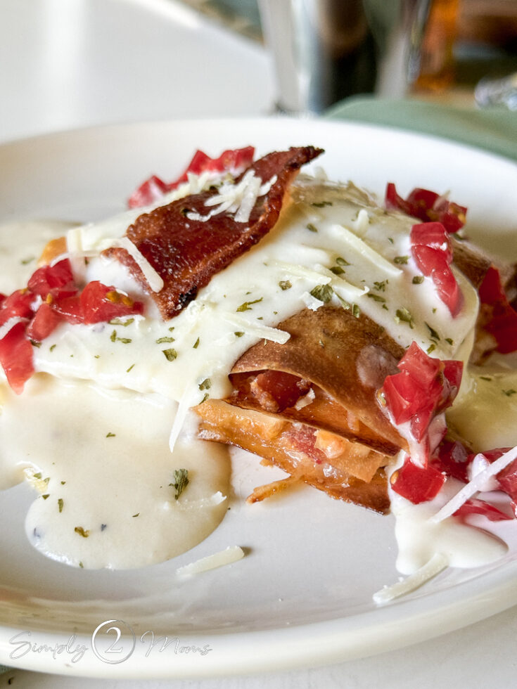 The Best Kentucky Hot Brown Sandwich Stack with a Twist