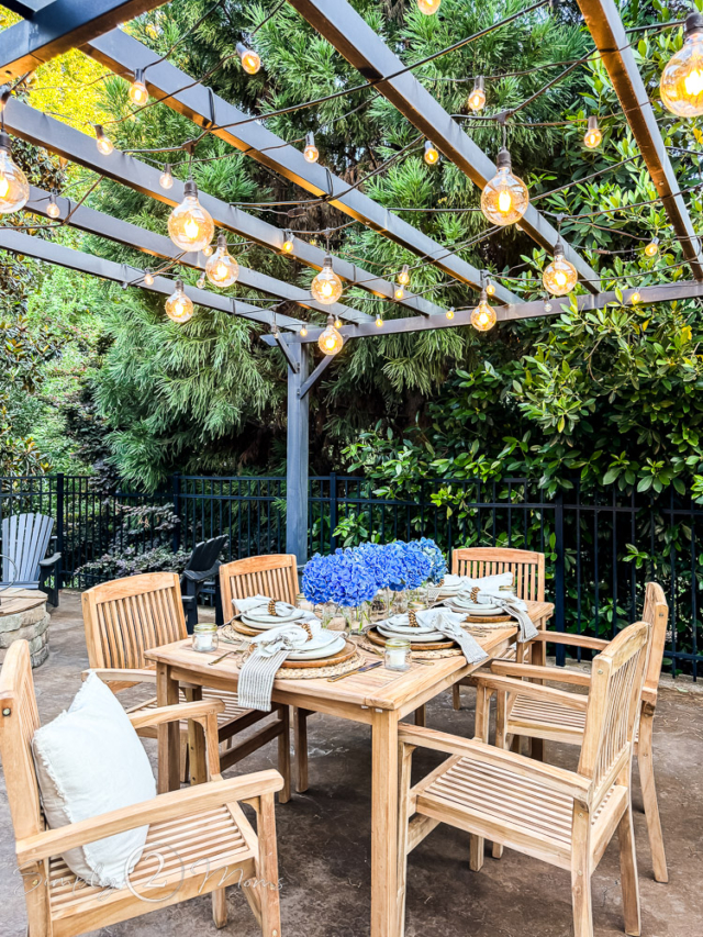 7 Simple Ideas for the Perfect Outdoor Summer Dining Table