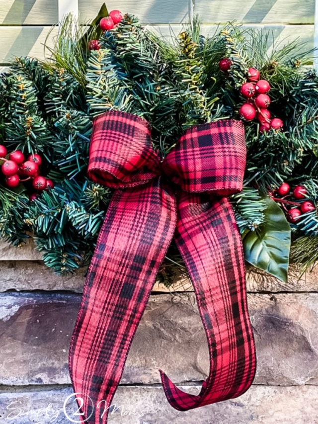 How to Make an Easy Christmas Bow in 5 Minutes – Simply2moms